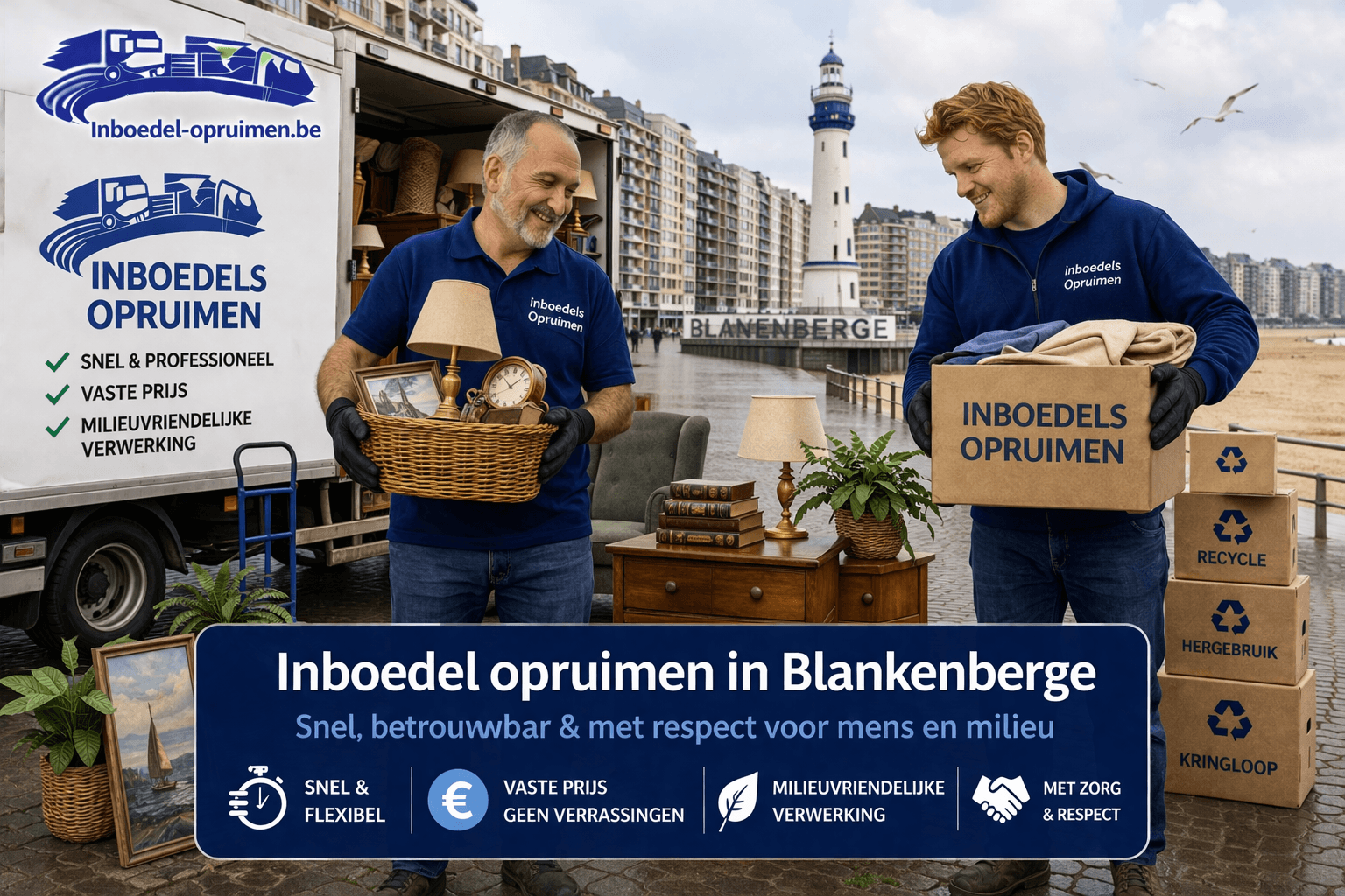Inboedel Opruimen in Blankenberge | Opruimfirma Blankenberge