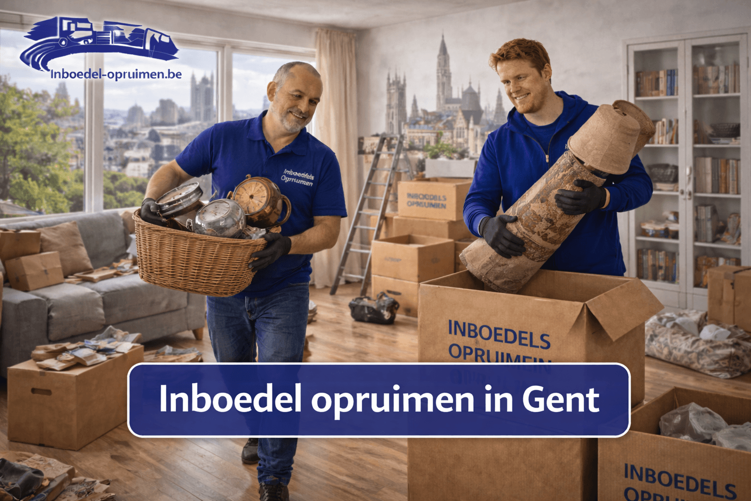 Inboedel Opruimen in Gent | Opruimfirma Actief in Gent & Omgeving